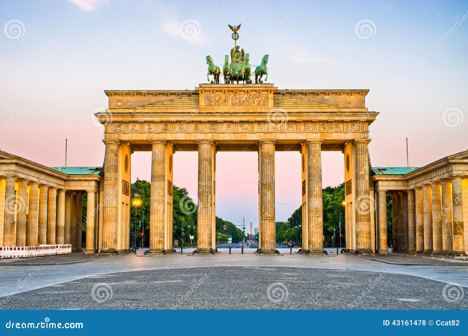 Brandenburg Gate in Berlin, Germany Stock Photo - Image of capital ...