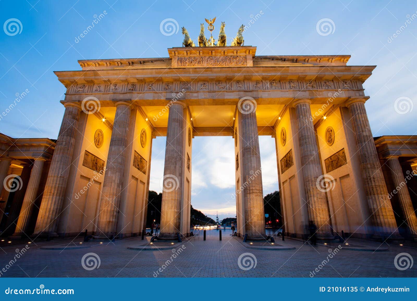 Brandenburg Gate (Brandenburger Tor) Berlin Stock Image - Image of ...