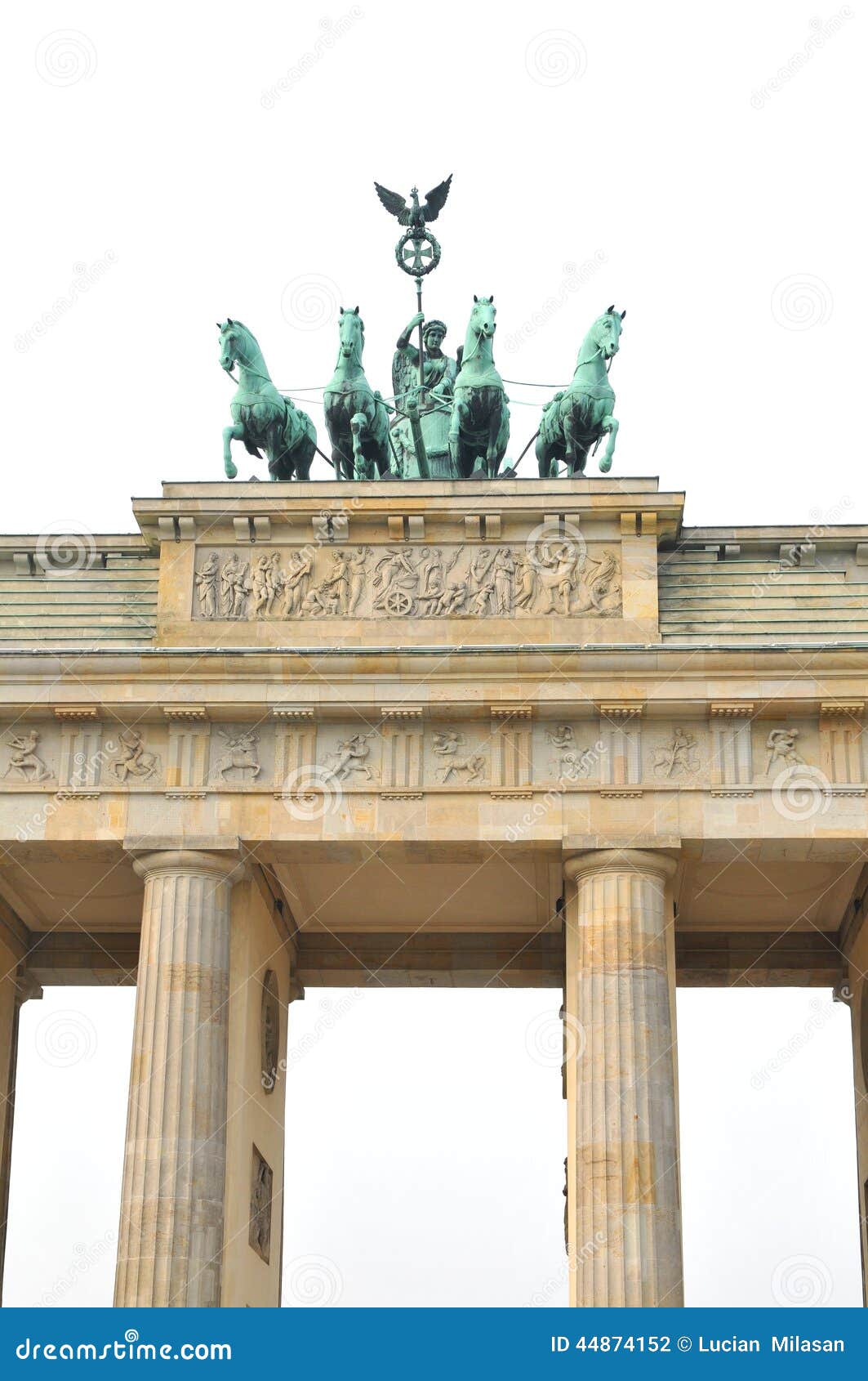 Brandenburger Tor in Berlin, Germany Stock Photo - Image of carriage ...