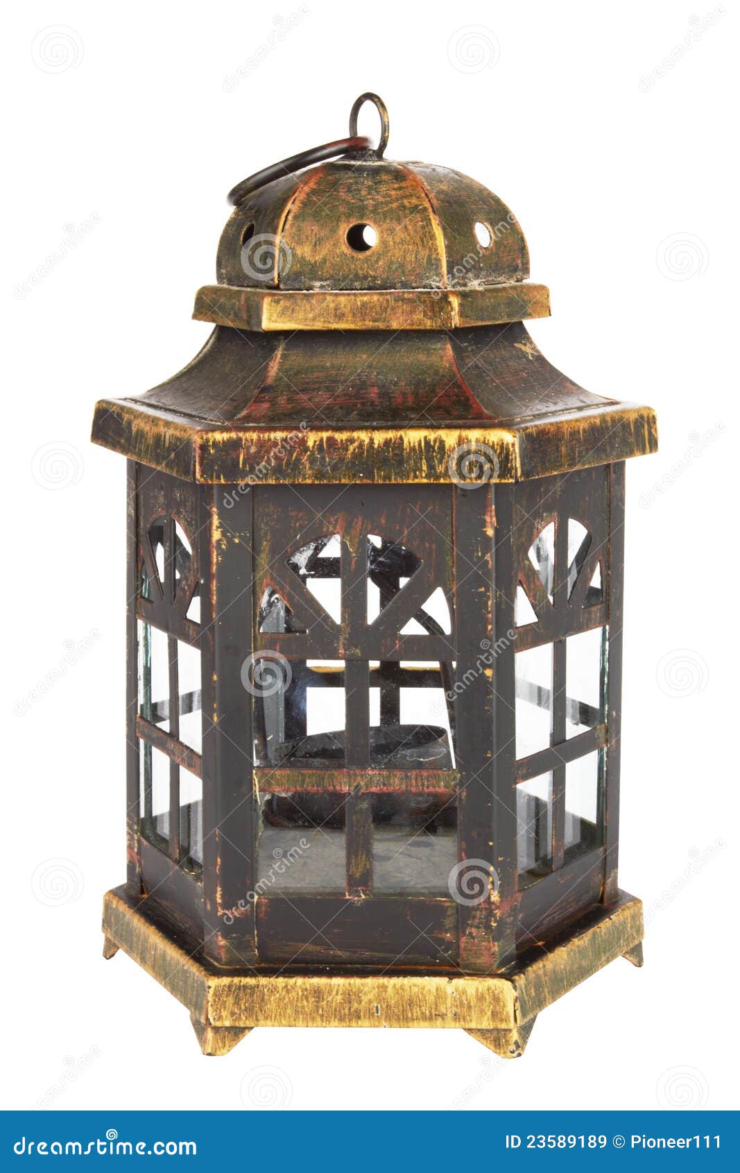 Brandende lantaarn stock afbeelding. Image of verlicht - 23589189