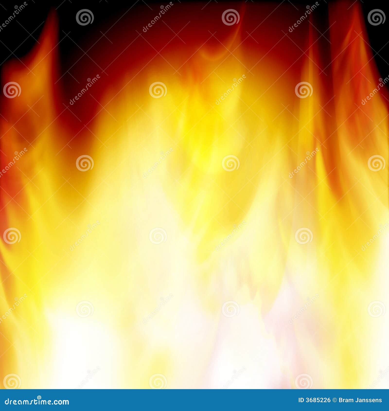 Brandende rode vlam stock illustratie. Illustration of conclusie - 3685226