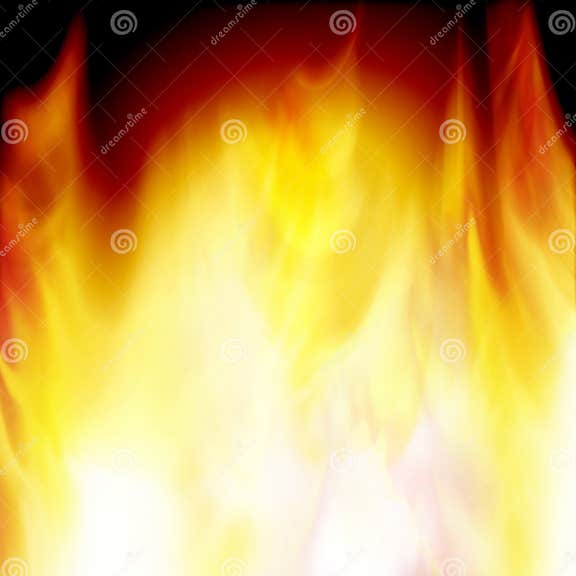 Brandende rode vlam stock illustratie. Illustration of conclusie - 3685226