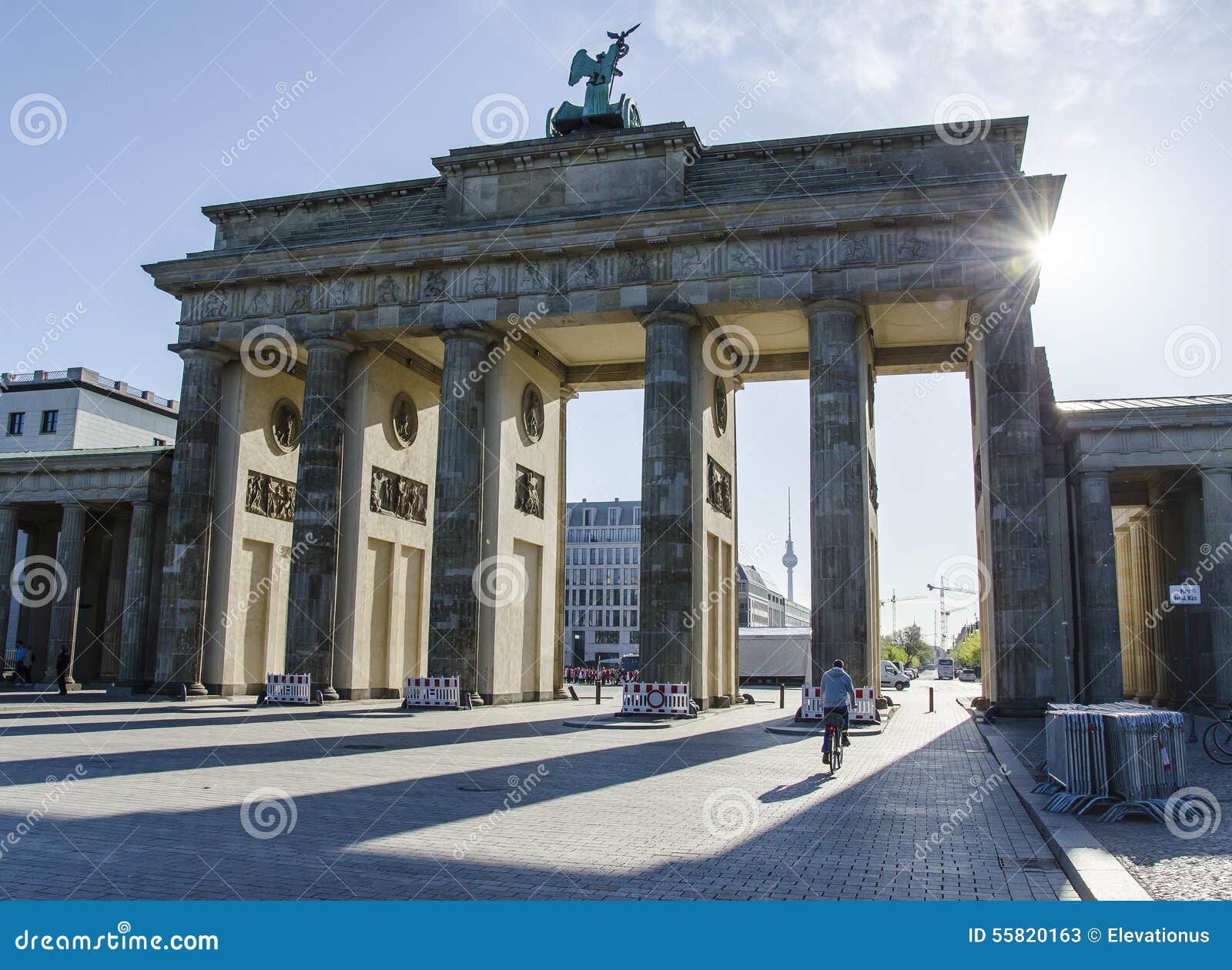Branderburg Gate, Berlin . Germany Editorial Stock Photo - Image of ...
