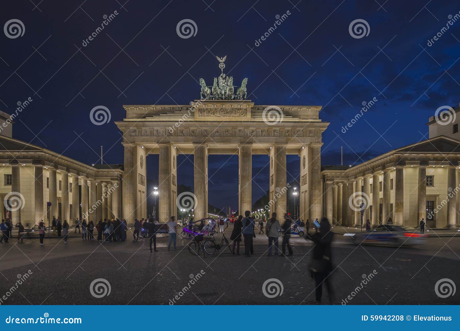 Branderburg Gate, Berlin . Germany Editorial Stock Photo - Image of ...