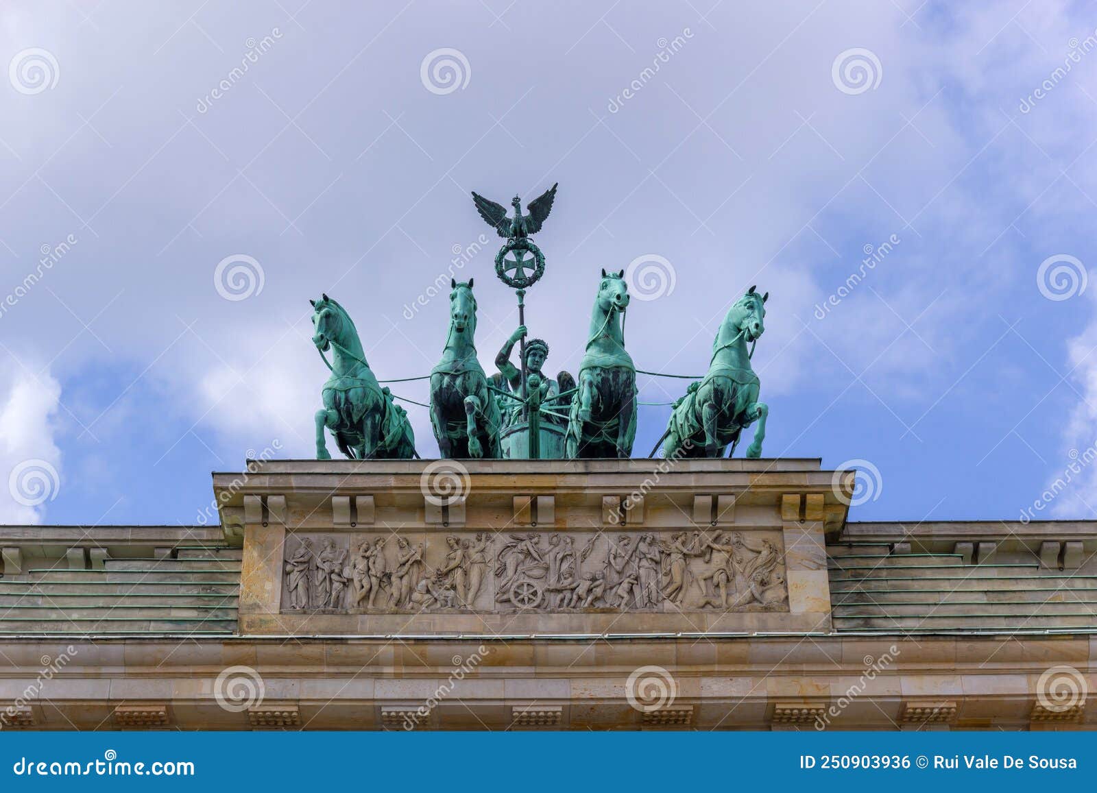 Branderburger Gate in Berlin Stock Photo - Image of outdoors, city ...