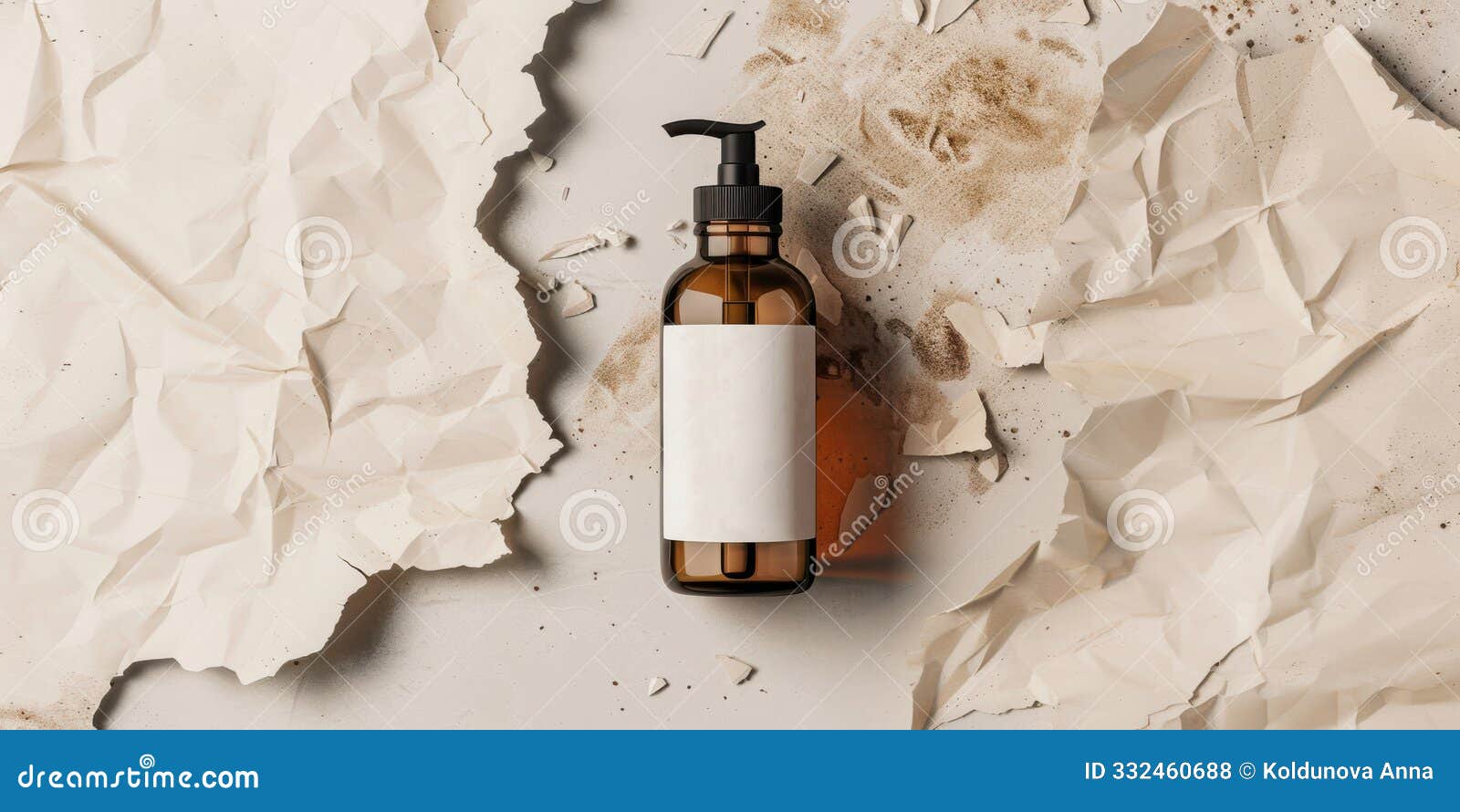 A Branding Concept for a Product, Utilizing Torn Paper Effects on the ...