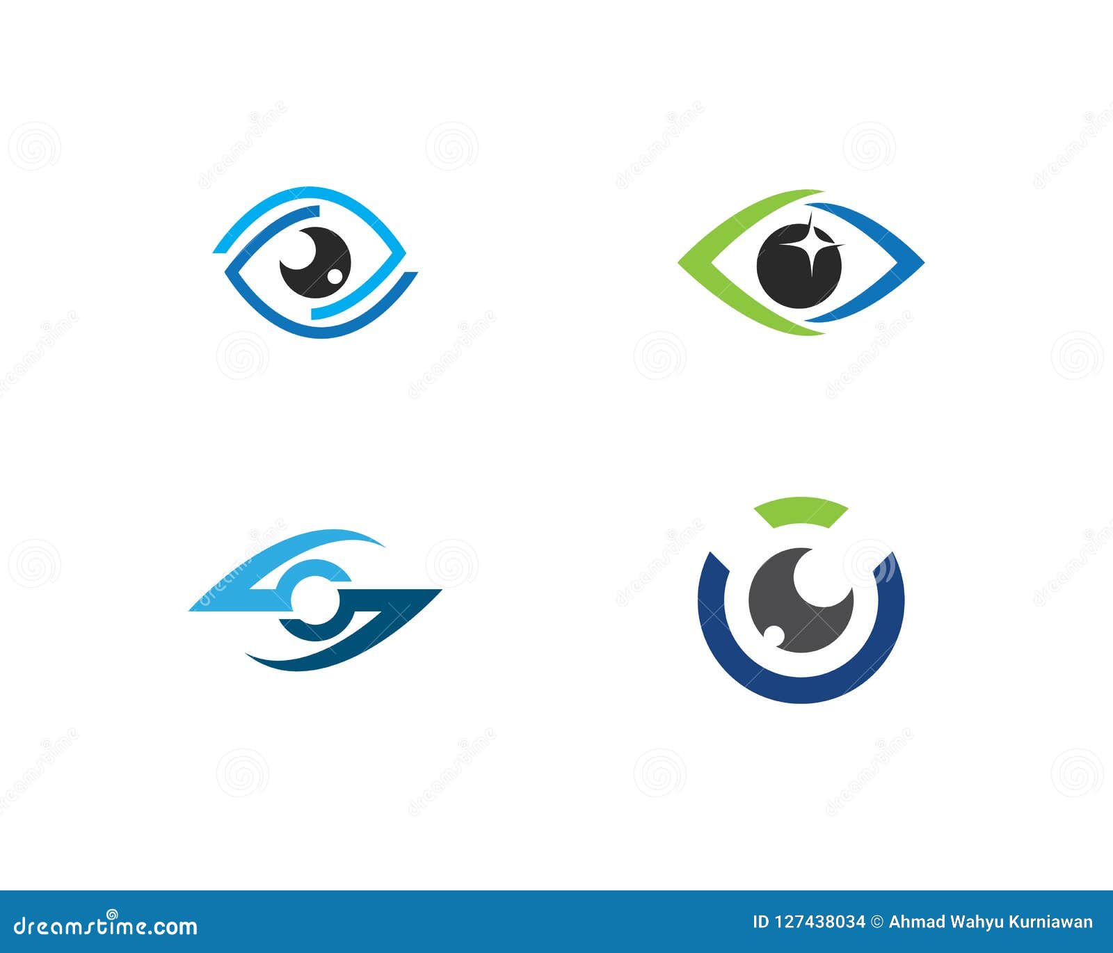 Eye logo vector stock vector. Illustration of view, technology - 127438034