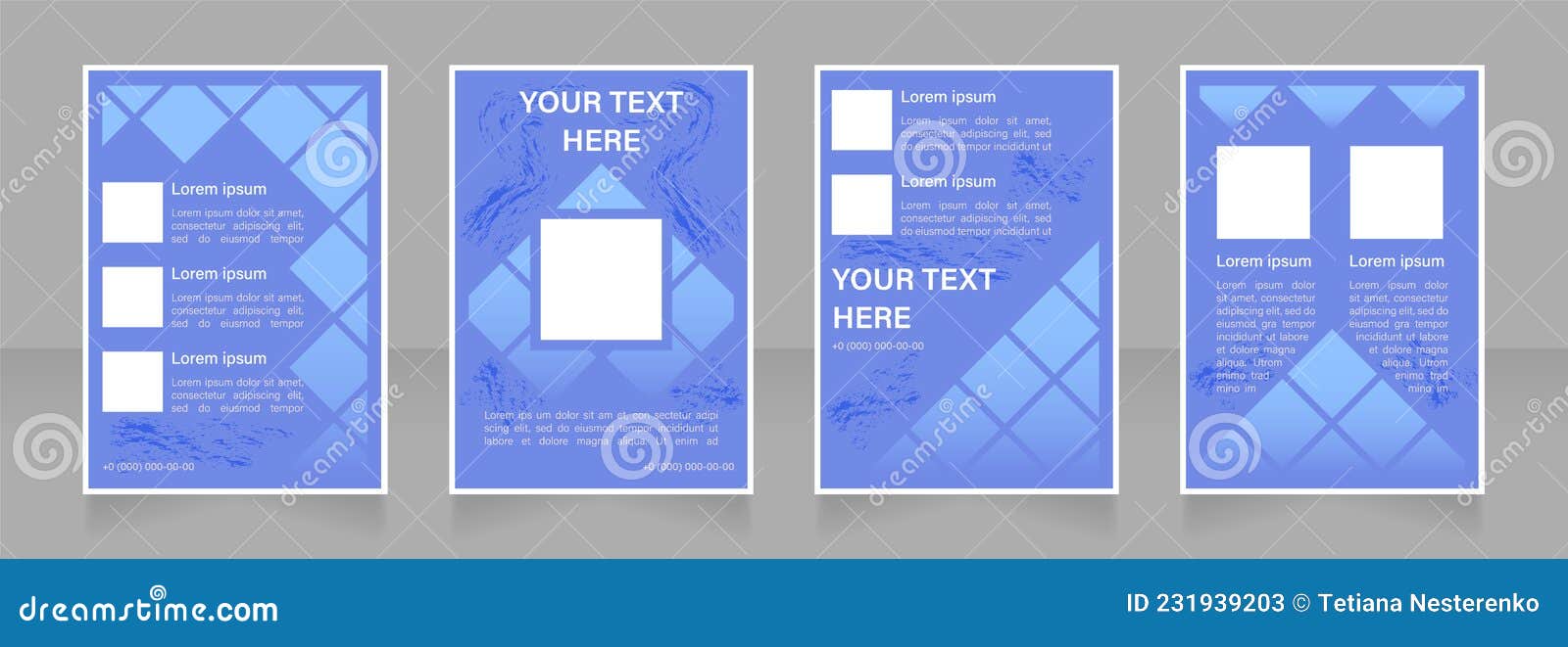 Branding Process Blank Brochure Layout Design. Raise Awareness ... Branding Process Blank Brochure Layout Design. Raise Awareness ...
