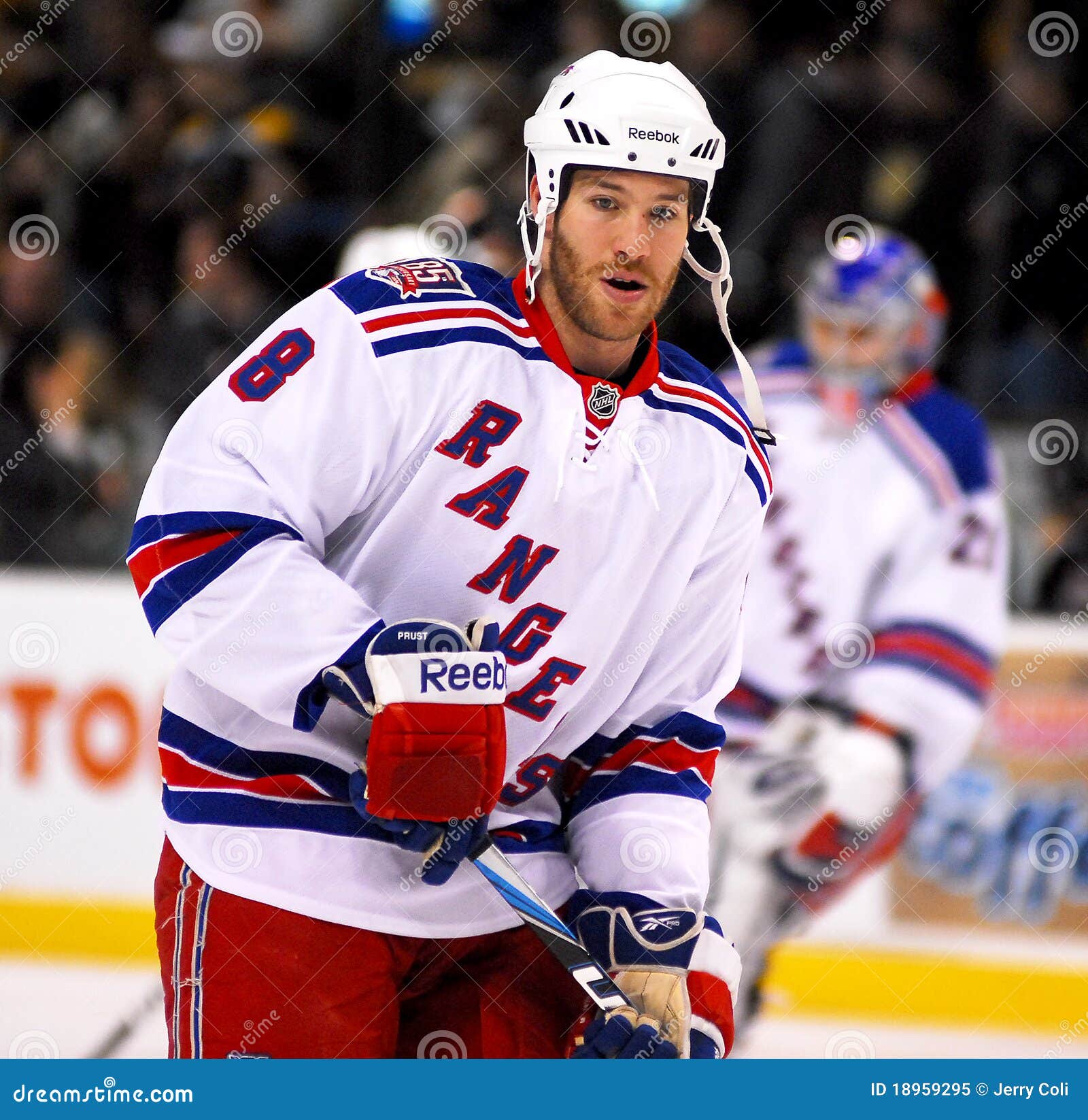 Brandon Prust New York Rangers #8. Editorial Image - Image of player ...