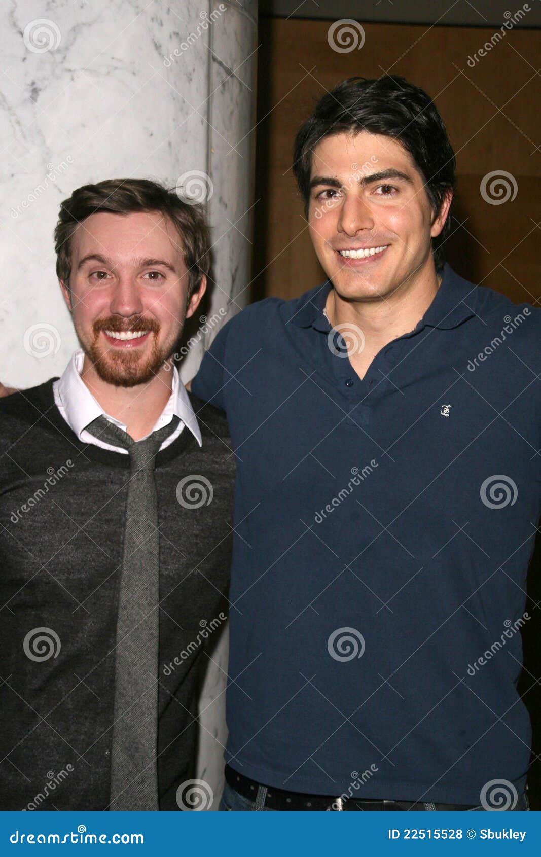 Brandon Routh, Sam Huntington Photo stock éditorial - Image du criblage ...