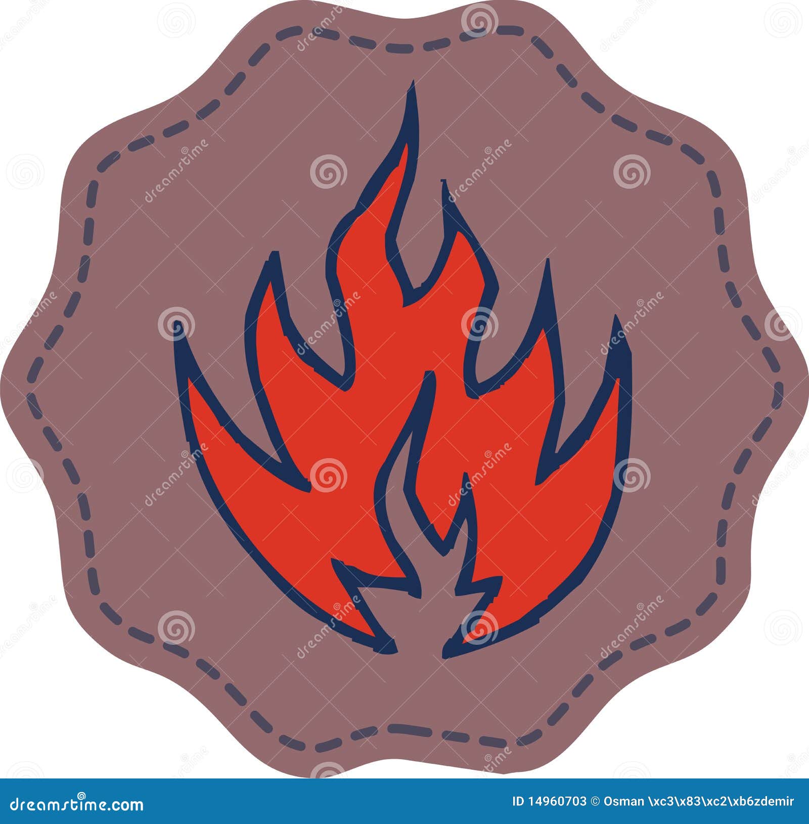 Brandsymbol vektor illustrationer. Illustration av samling - 14960703