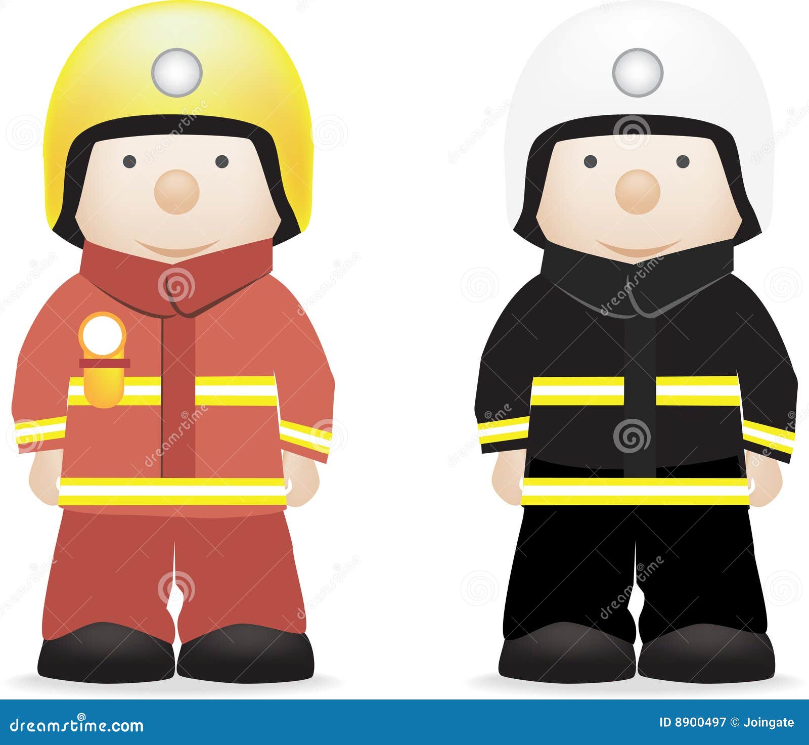 Brandweerman vector illustratie. Illustration of brandweerman - 8900497