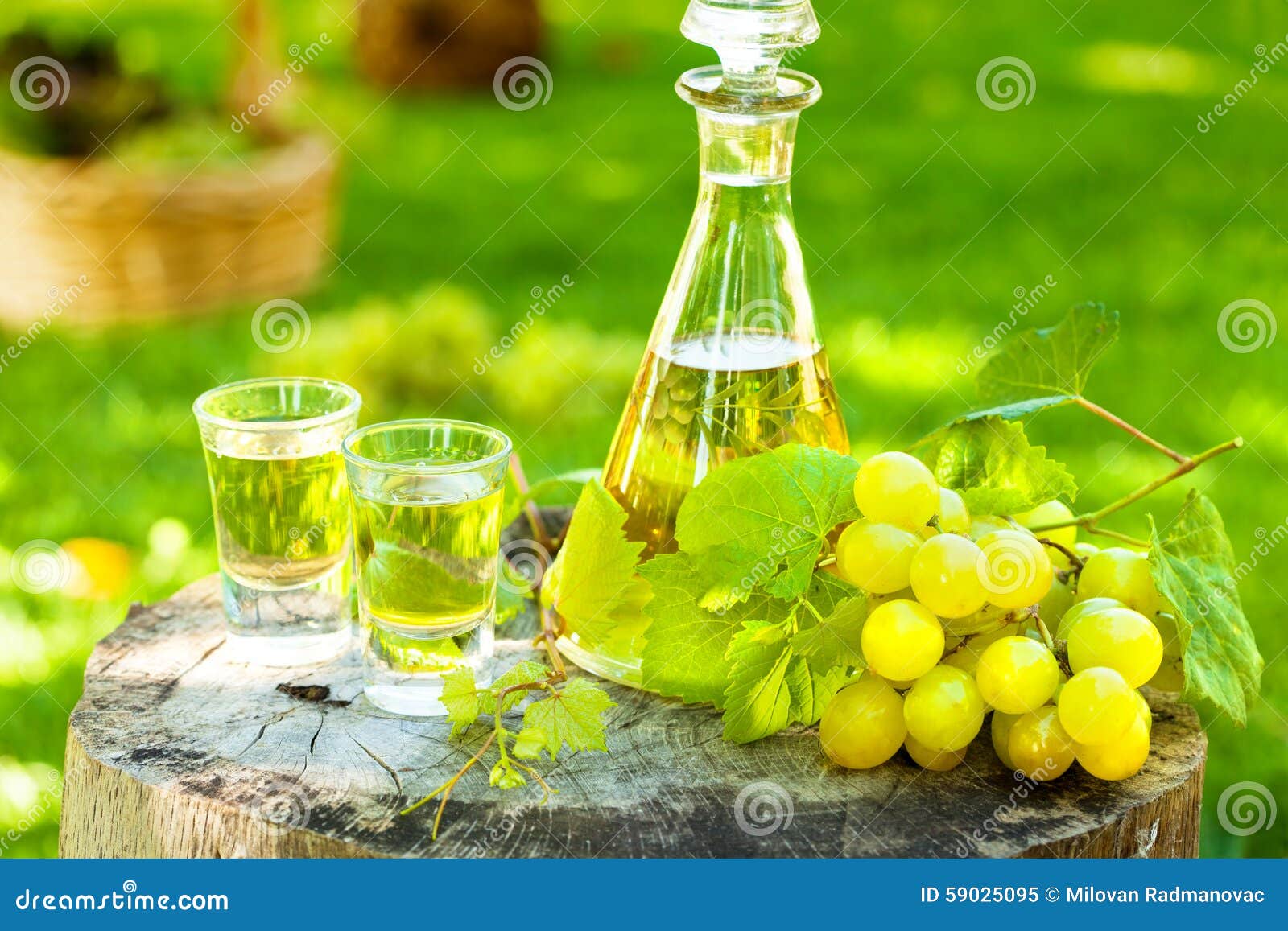 Brandy De La Uva Con Las Uvas Frescas Imagen de archivo - Imagen de ...