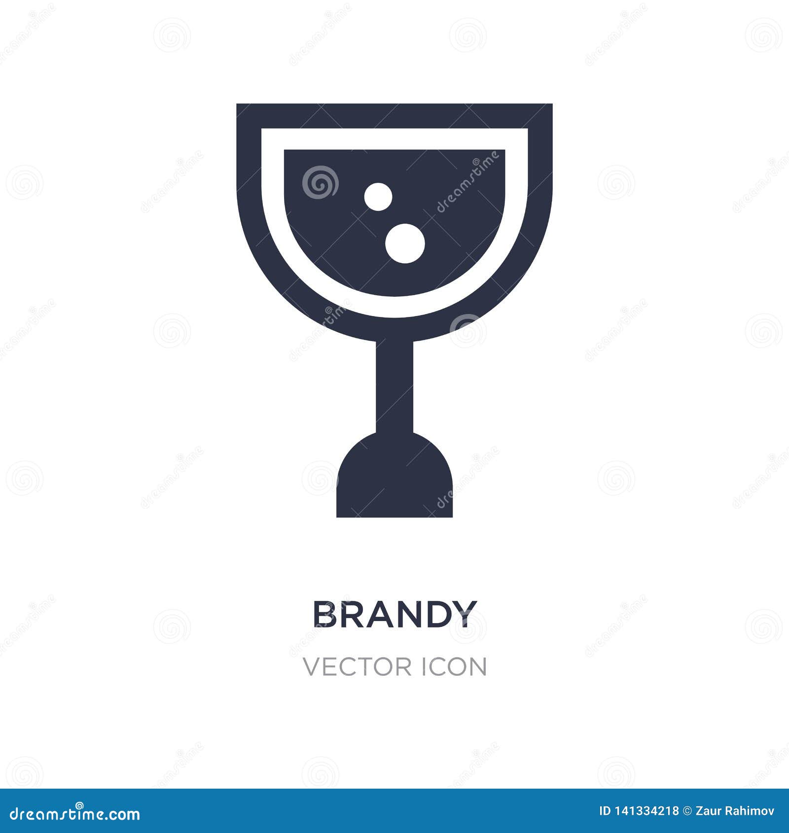 Brandy Icon on White Background. Simple Element Illustration from ...