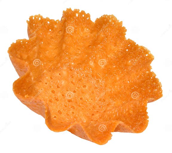 Brandy Snap Baskets imagen de archivo. Imagen de aislado - 39150639