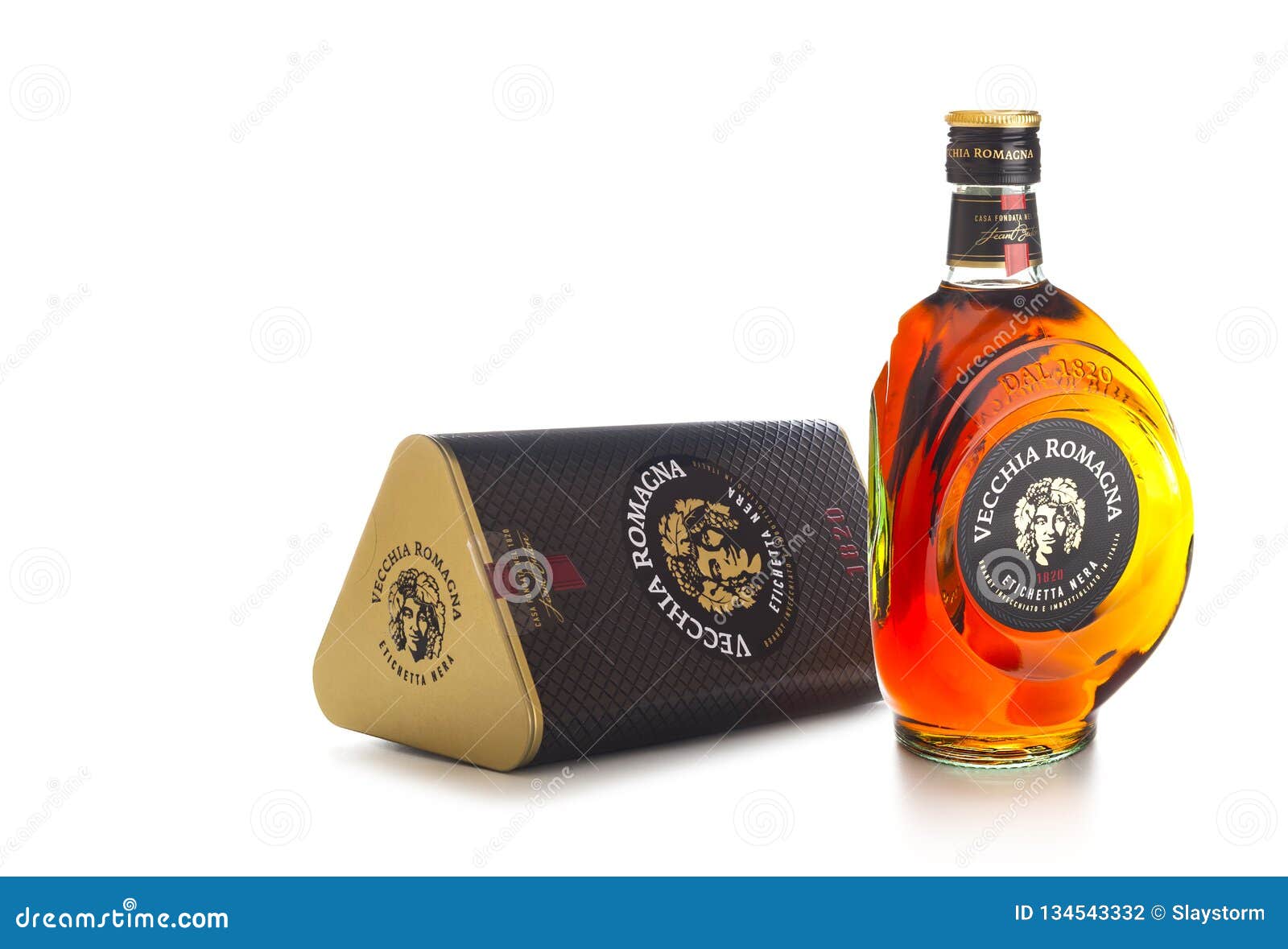 Brandy Vecchia Romagna. Made in Italy Editorial Photography - Image of ...