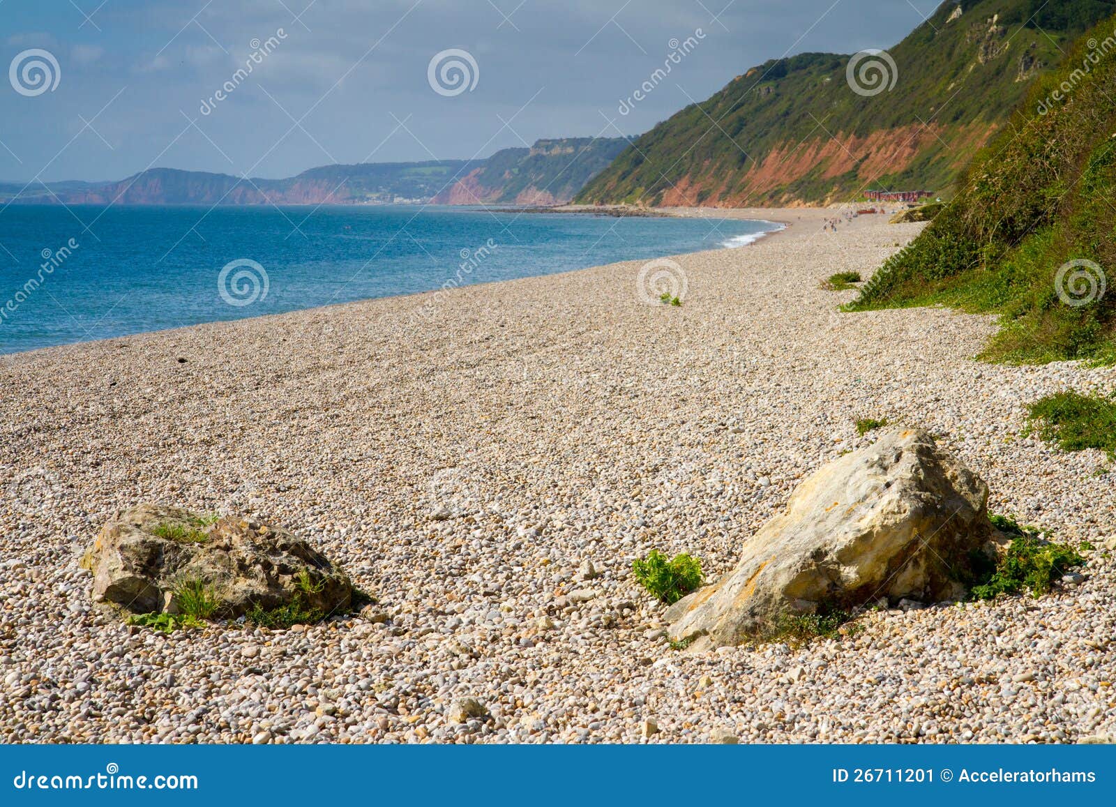 Branscombe beach Devon stock image. Image of coast, england - 26711201