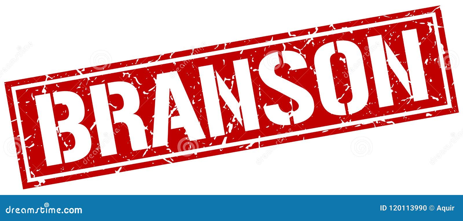 Branson stamp stock vector. Illustration of label, seal - 120113990