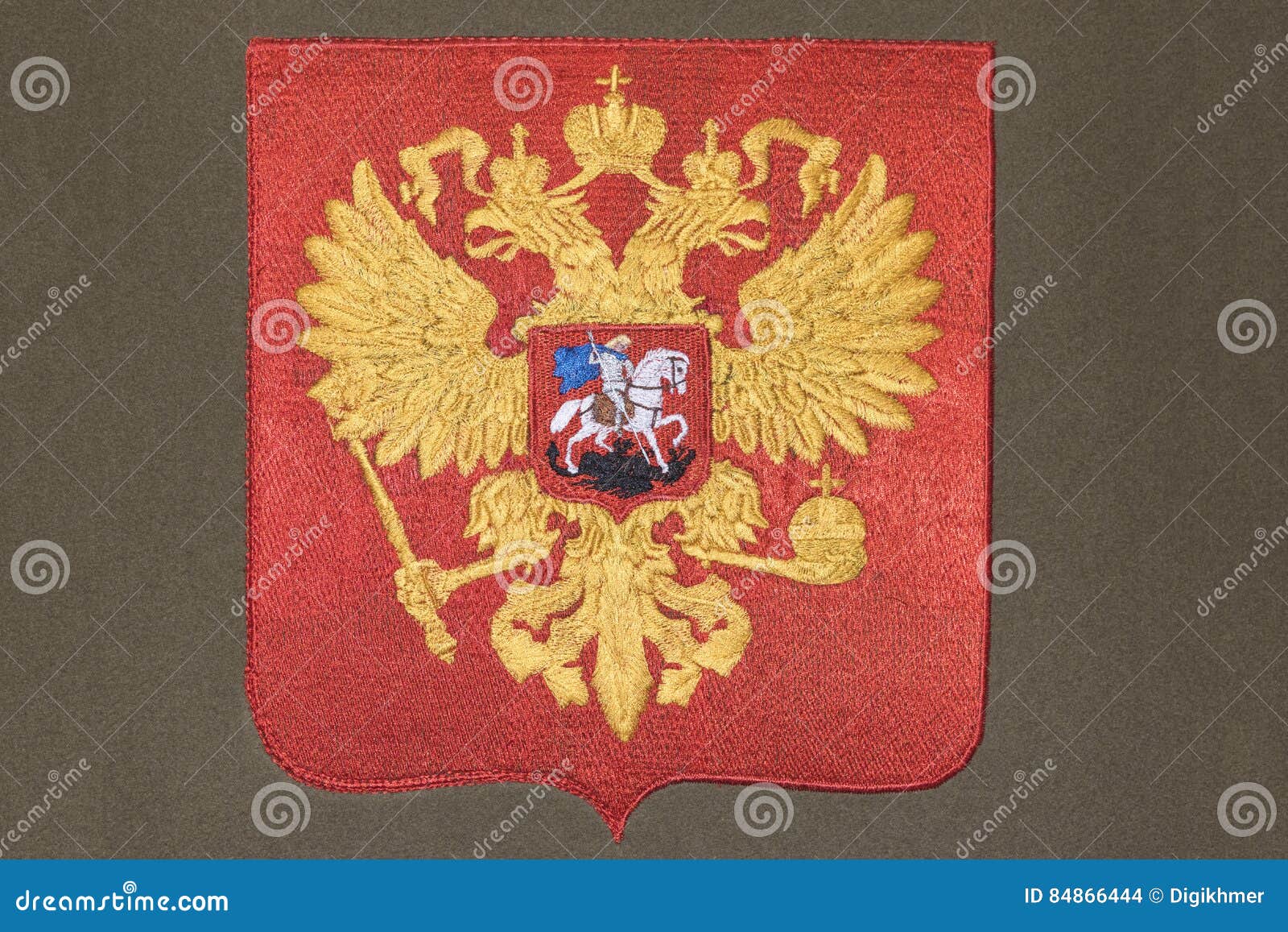 Brasão de Rússia foto de stock. Imagem de soberano, coroa - 84866444