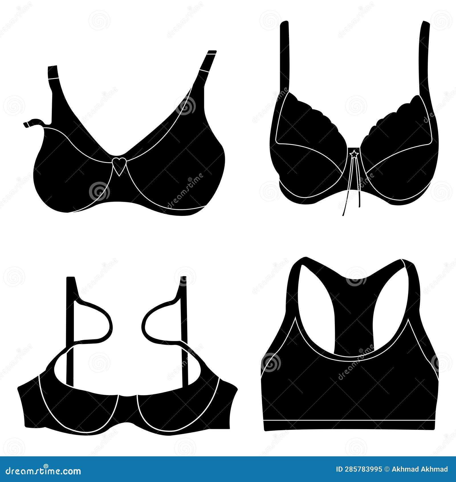 Bras Icon Vector Illustration | CartoonDealer.com #285783988