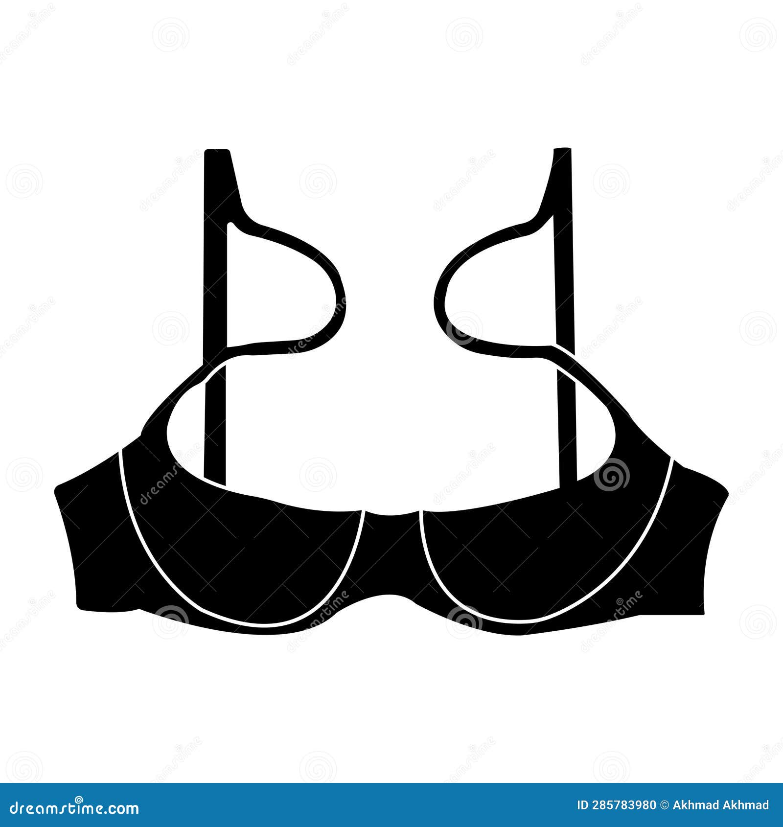 Bras Icon Vector Illustration | CartoonDealer.com #285783988