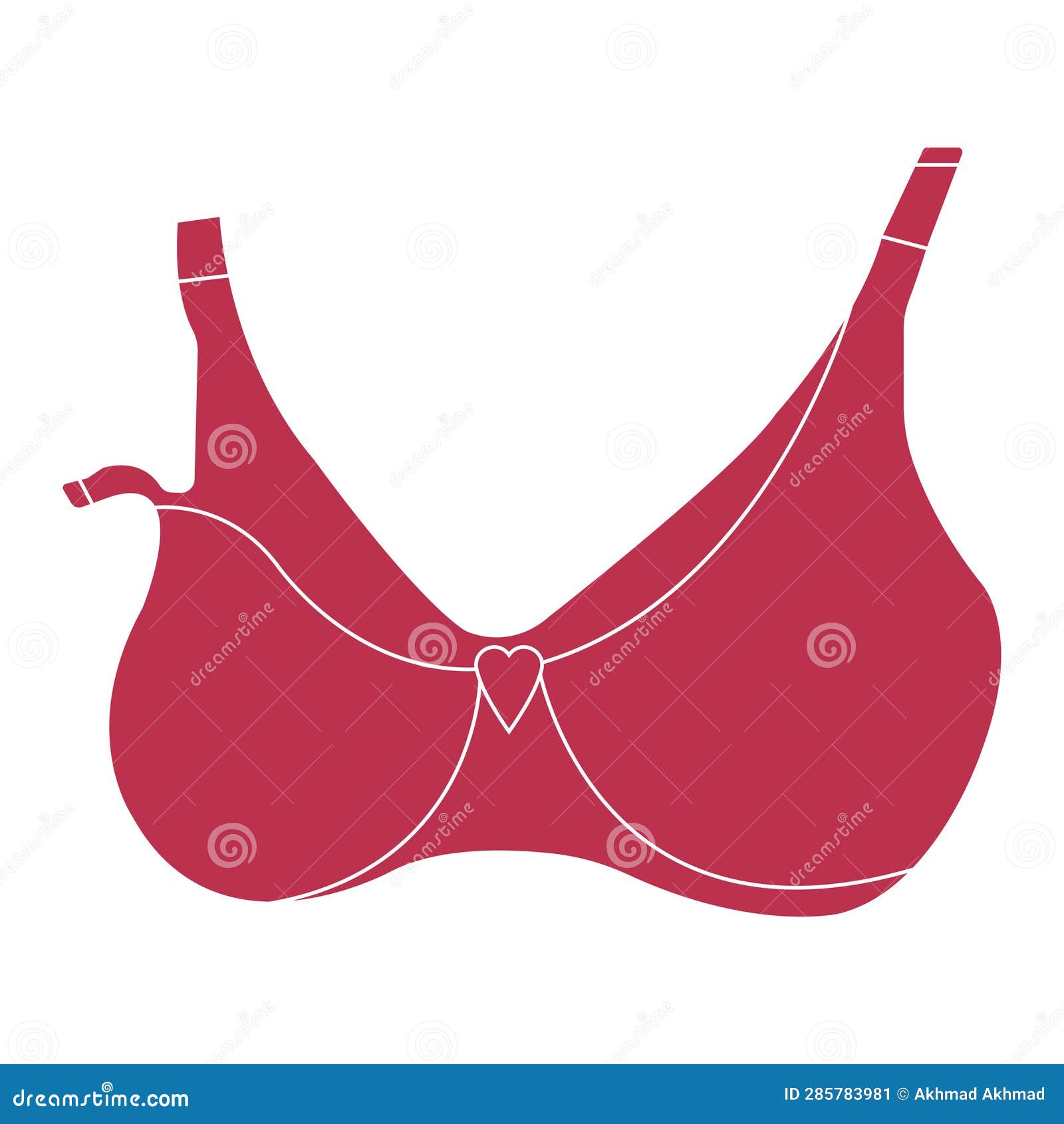 Bras icon stock vector. Illustration of brassiere, shapewear - 285783981