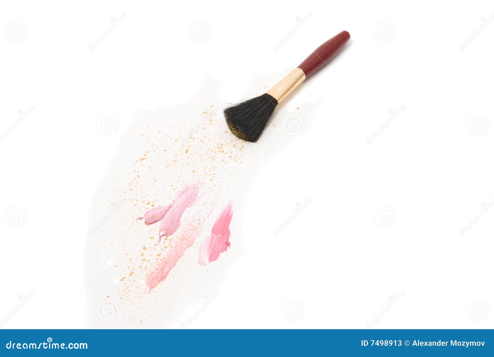 Brash stock image. Image of makeup, yellow, white, background - 7498913