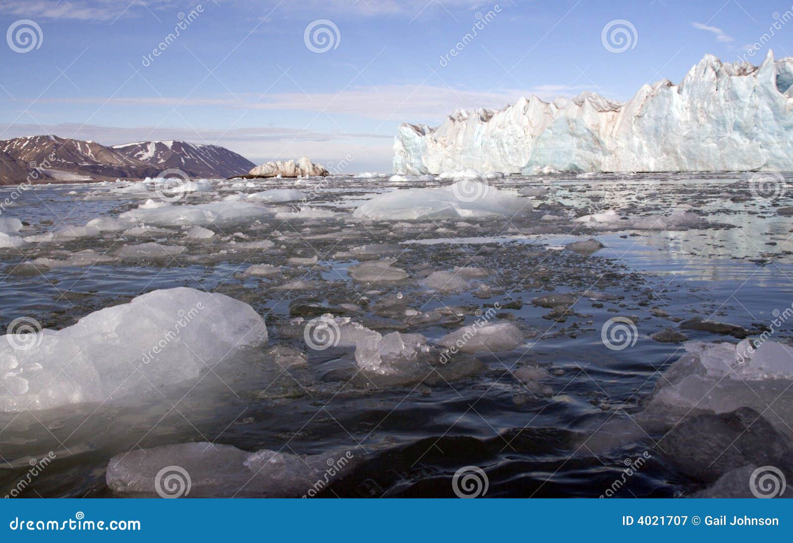 Brash ice stock image. Image of brash, spitsbergen, norway - 4021707