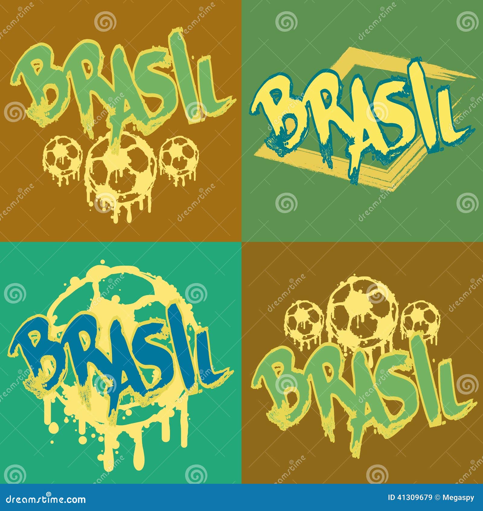 Brasil logo and signs stock vector. Illustration of flag - 41309679