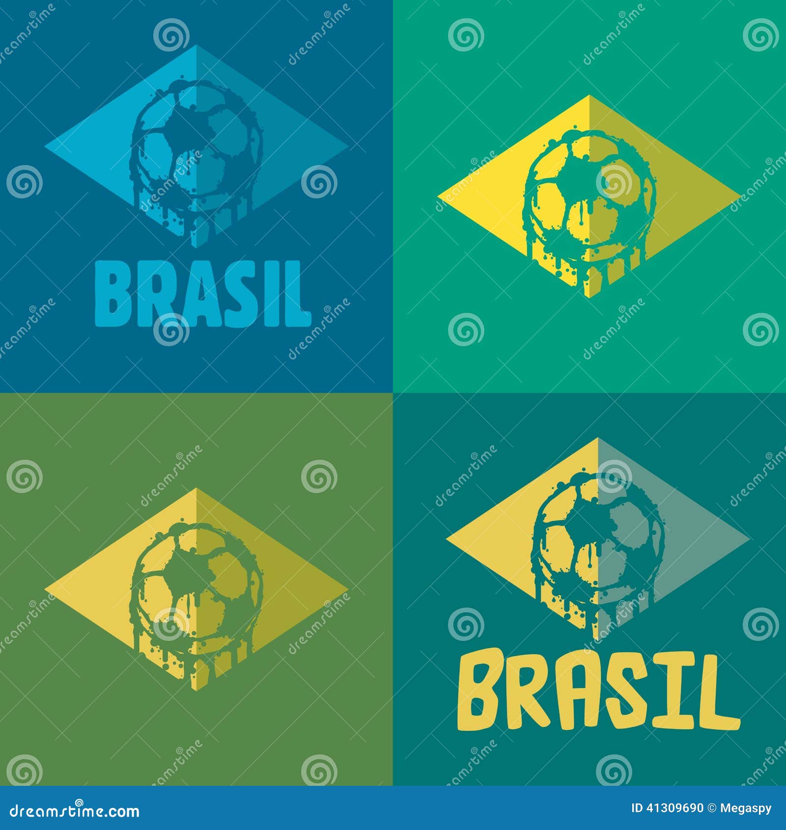 Brasil logo and signs stock vector. Illustration of ball - 41309690