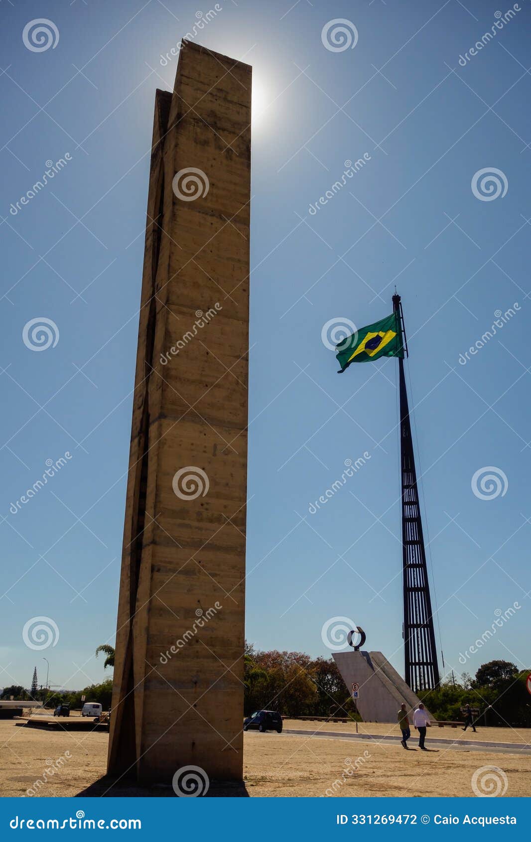 Brasilia, Brazil - Jul 22 2024: Three Powers Square with the Largest ...