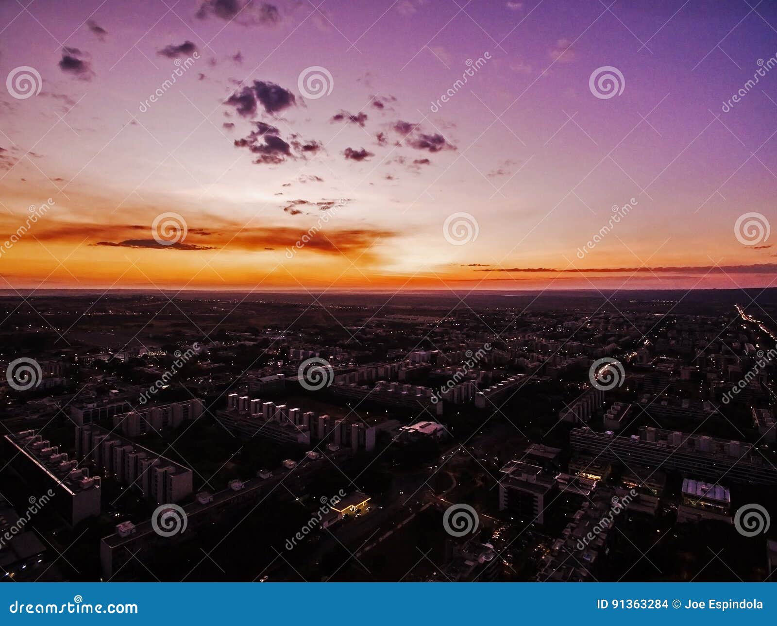 Brasilia during sunset stock photo. Image of brasilia - 91363284