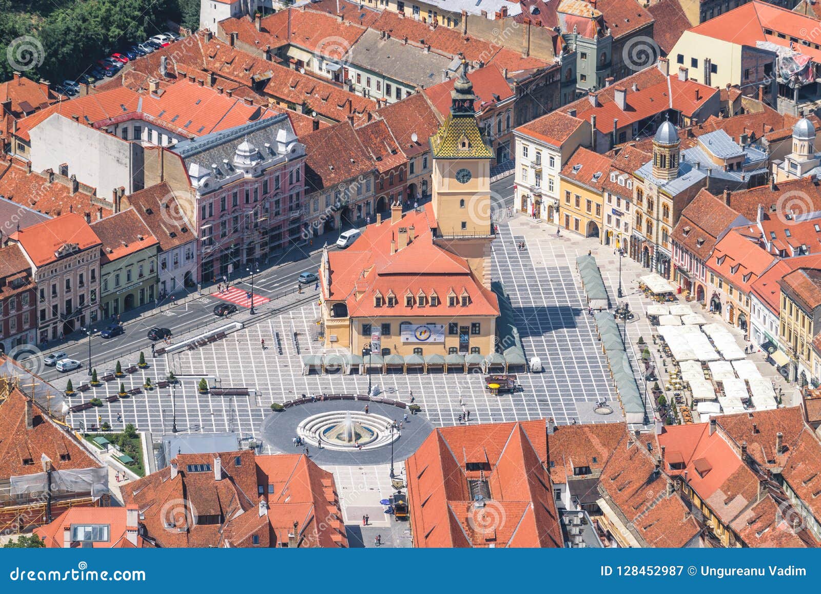 Brasov Council House in the Main Square in Brasov, Romania Editorial ...