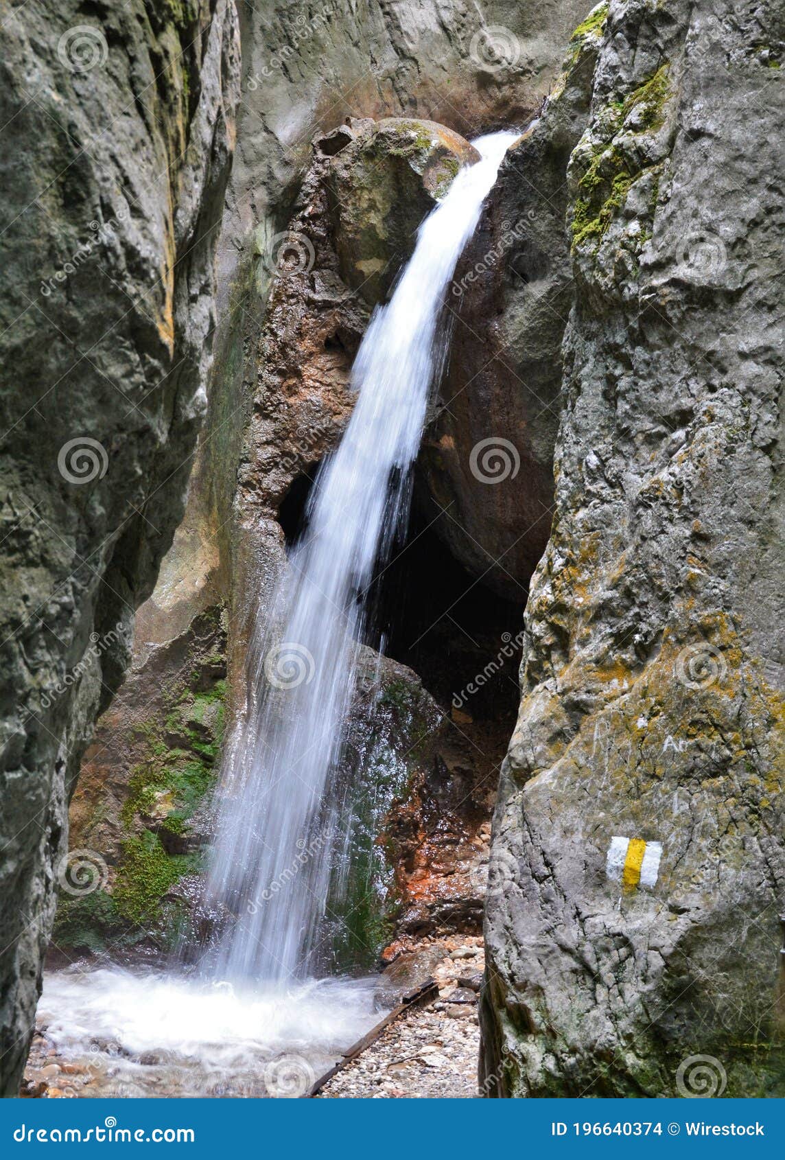 The seven-stair canyon editorial stock image. Image of stream - 196640374
