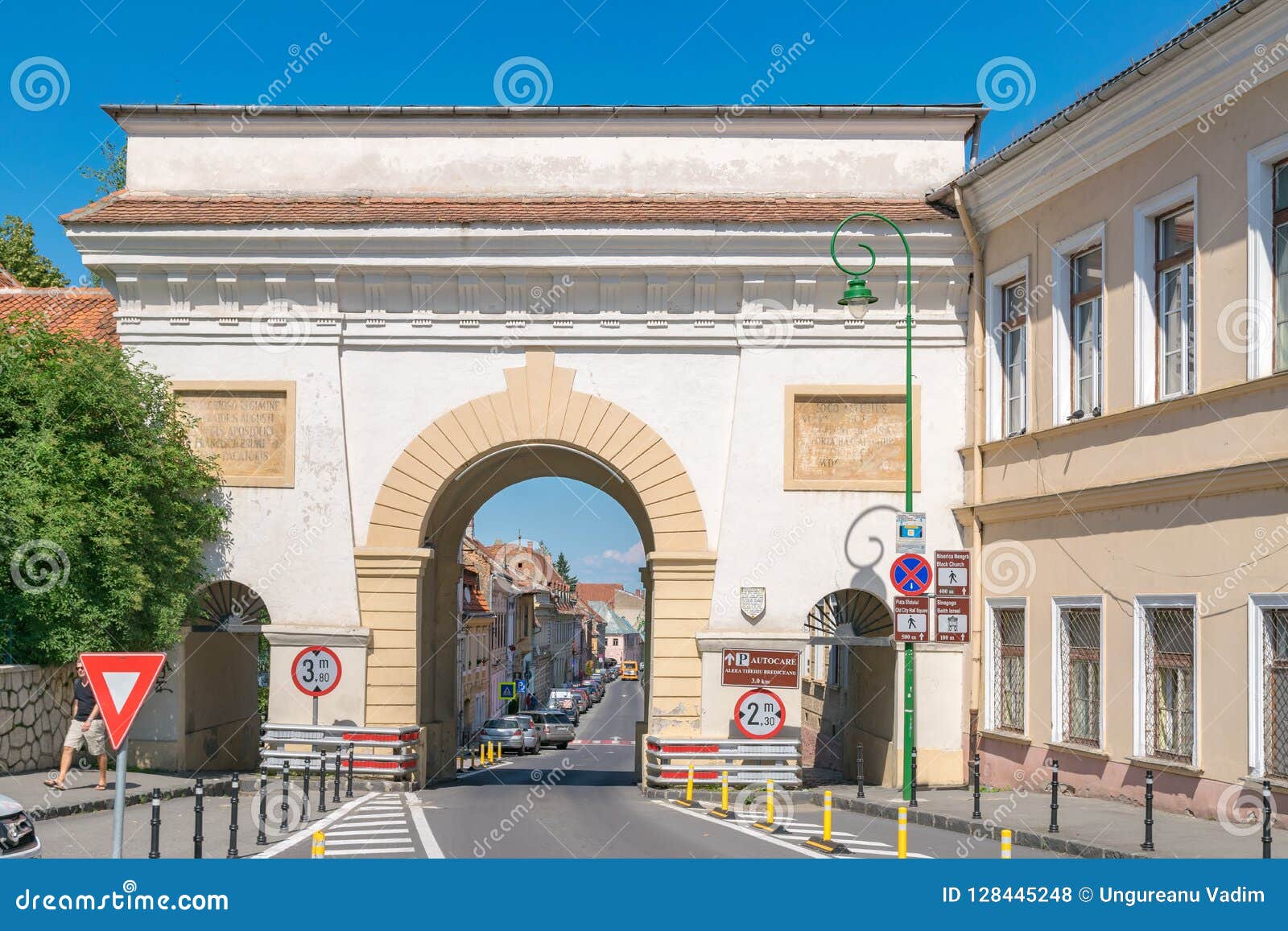 BRASOV, ROMANIA - 19 JUNE, 2018: Schei Gate Build in 1828 in Brasov ...