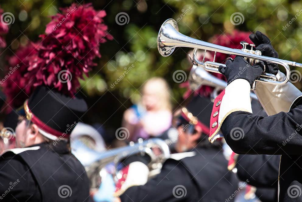 Brass band parade stock photo. Image of musician, background - 40038264