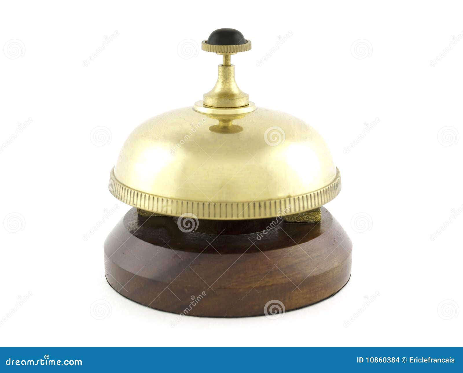 Brass bell stock photo. Image of ding, black, manager - 10860384