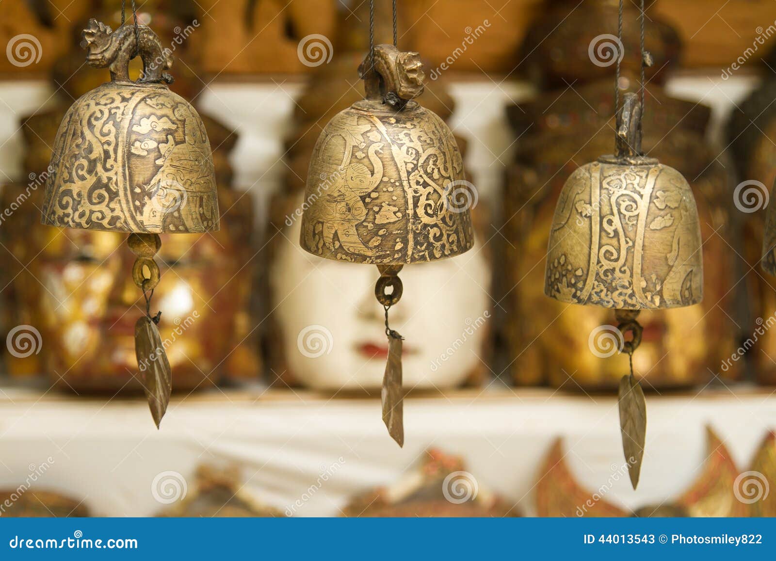 Brass bell stock image. Image of brass, craft, gift, bell - 44013543