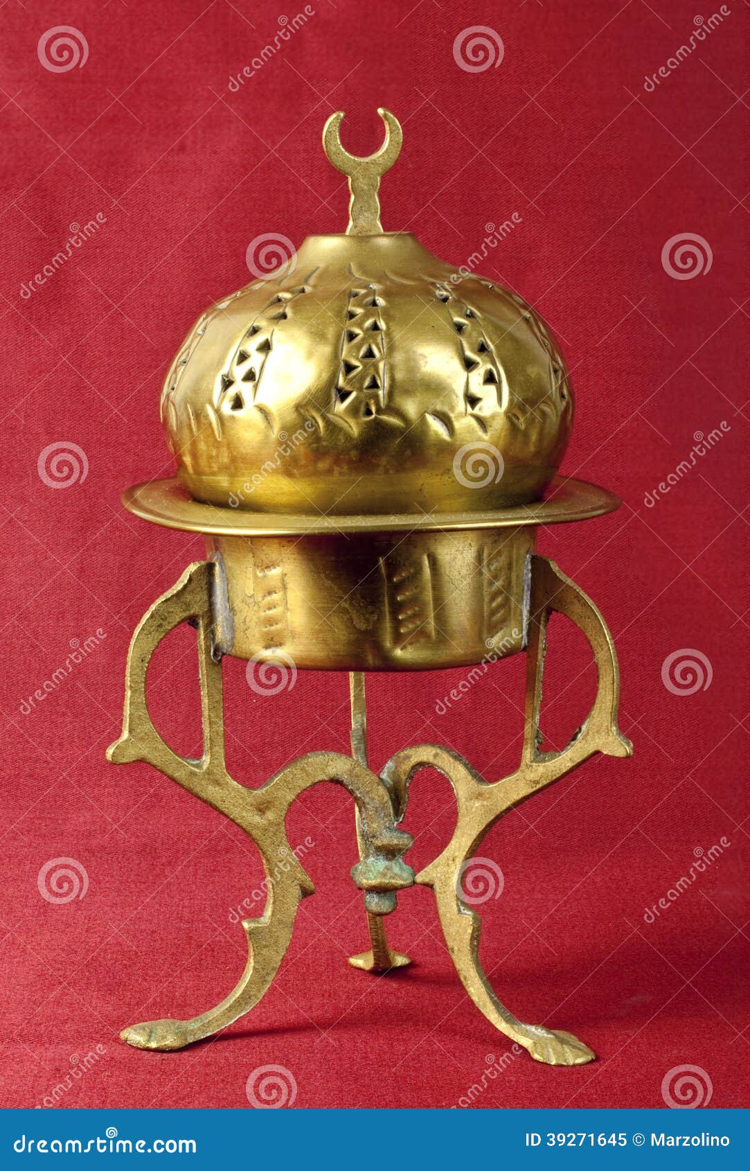 Ancient Brazier, In Wrought Iron, Hanging On The Internal Wall, Above ...