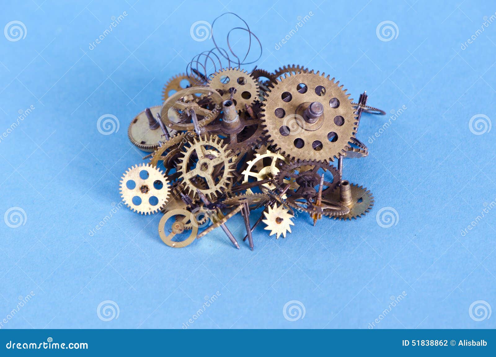 Brass Cooper Bronze Metal Scrap Clock Mechanism Gears For Recycling ...