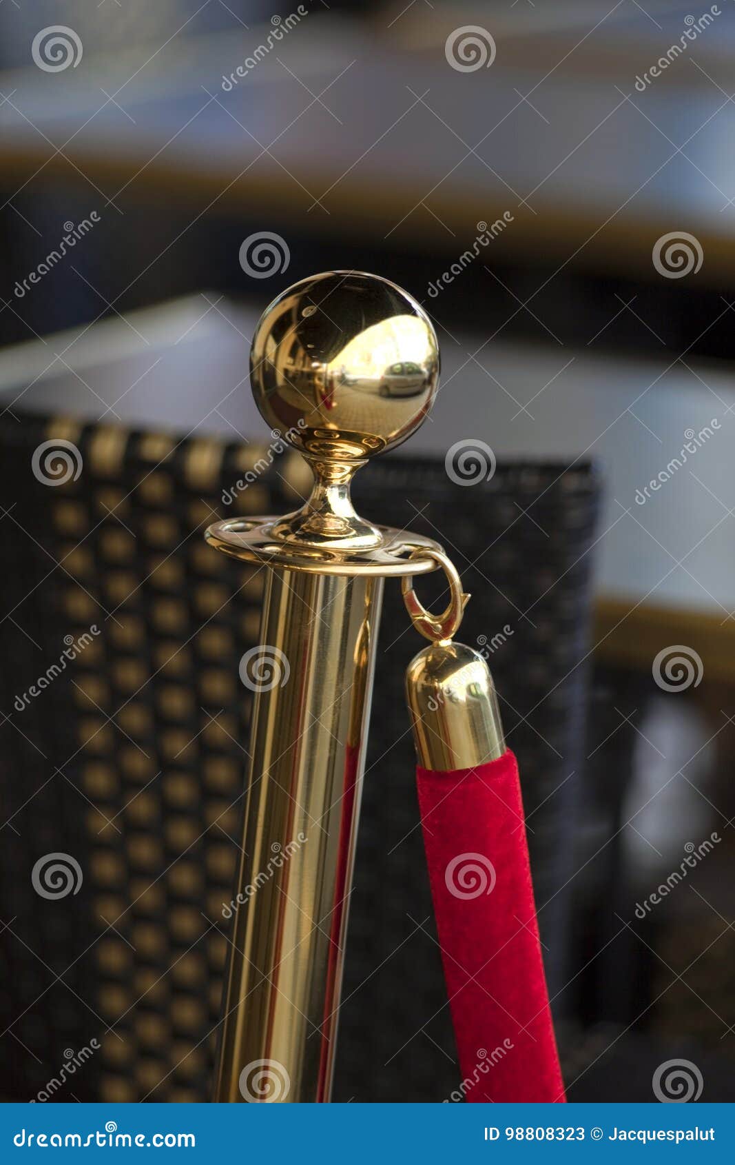 Brass cordon in a museum stock image. Image of security - 98808323