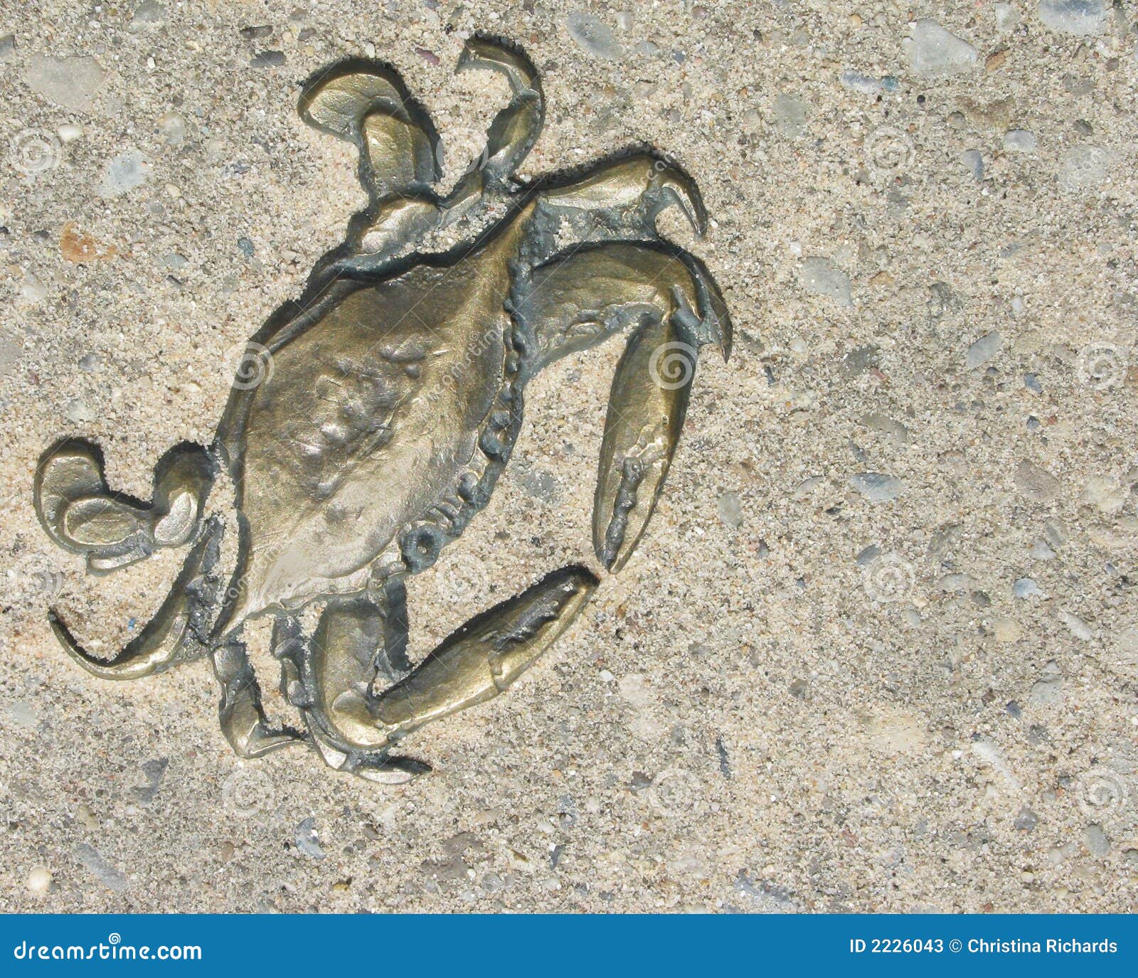 Brass crab stock image. Image of background, decoration - 2226043