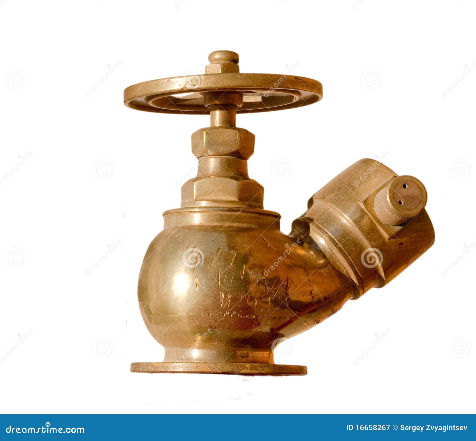 Brass fire hydrant stock image. Image of copper, preparation - 16658267