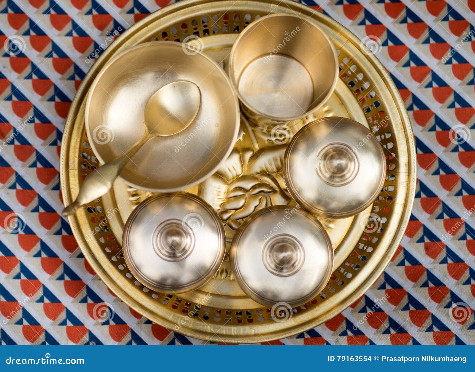 Brass Food Ware Suite Tray. Stock Photo - Image of tools, kitchen: 79163554