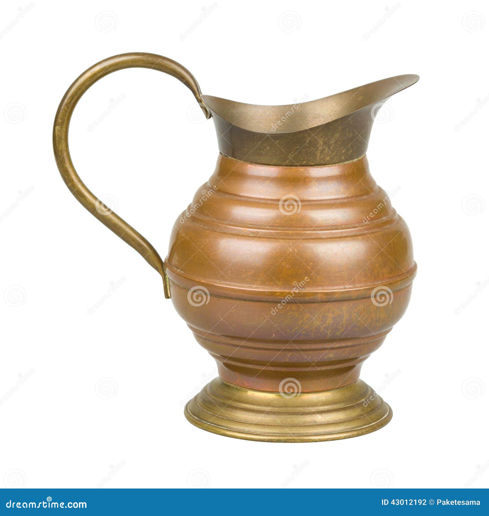 Brass jug stock photo. Image of handmade, history, bronze - 43012192