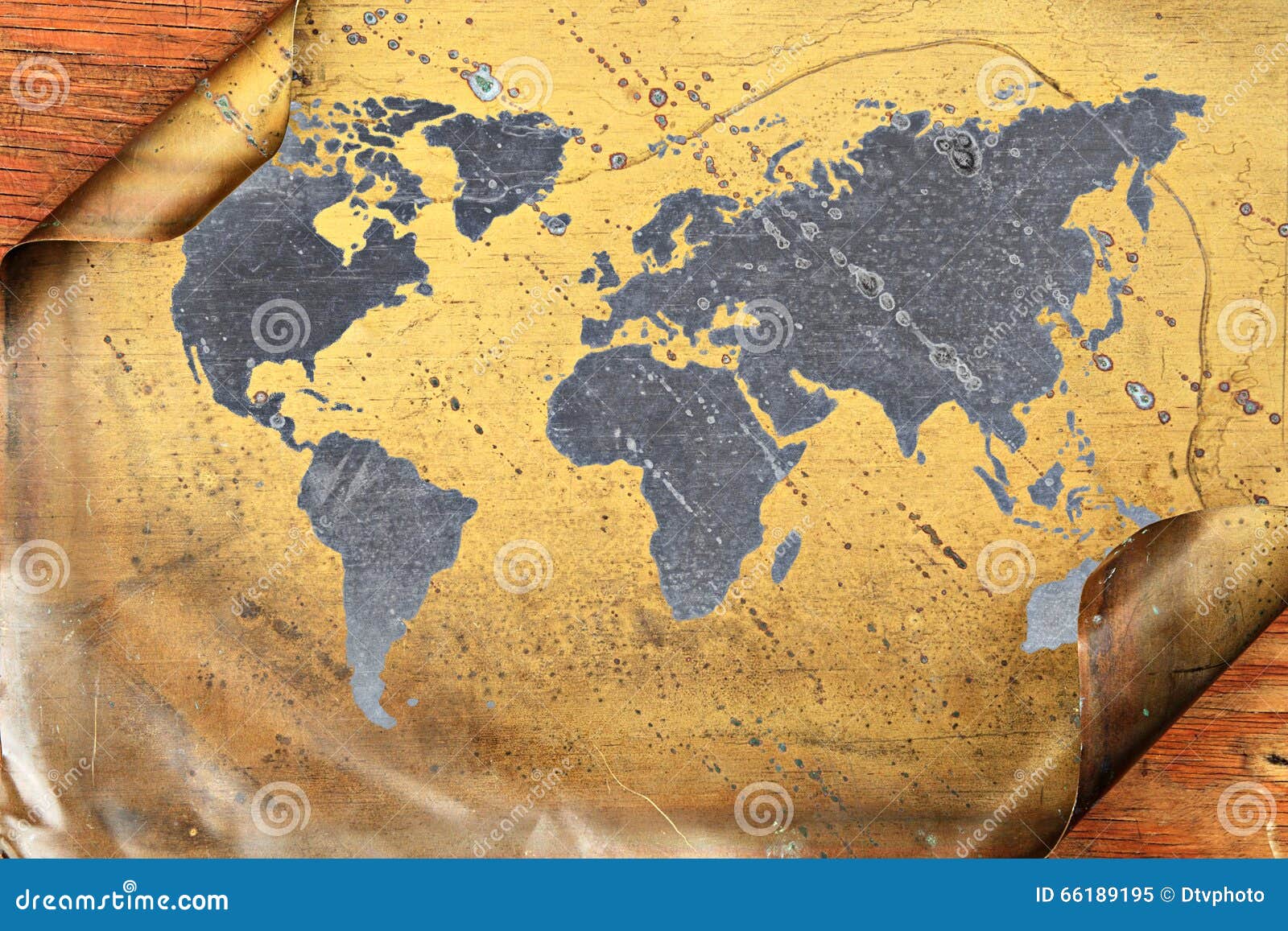 Brass map stock image. Image of copper, aging, asia, card - 66189195