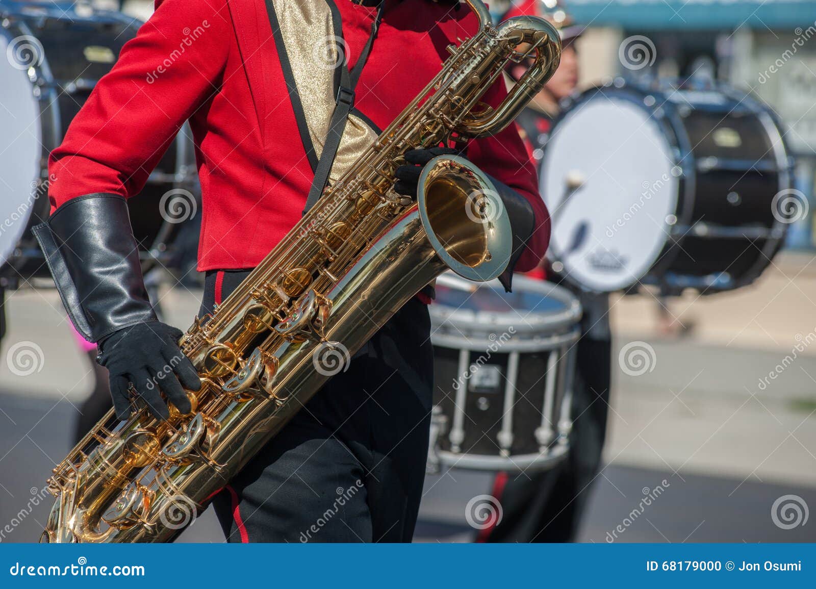 Brass of the marching band stock photo. Image of marching - 68179000