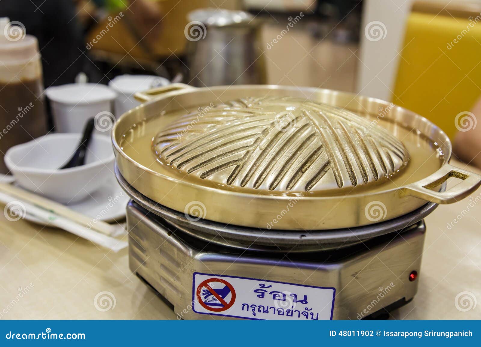 Brass pan stock photo. Image of floors, brass, rasher - 48011902