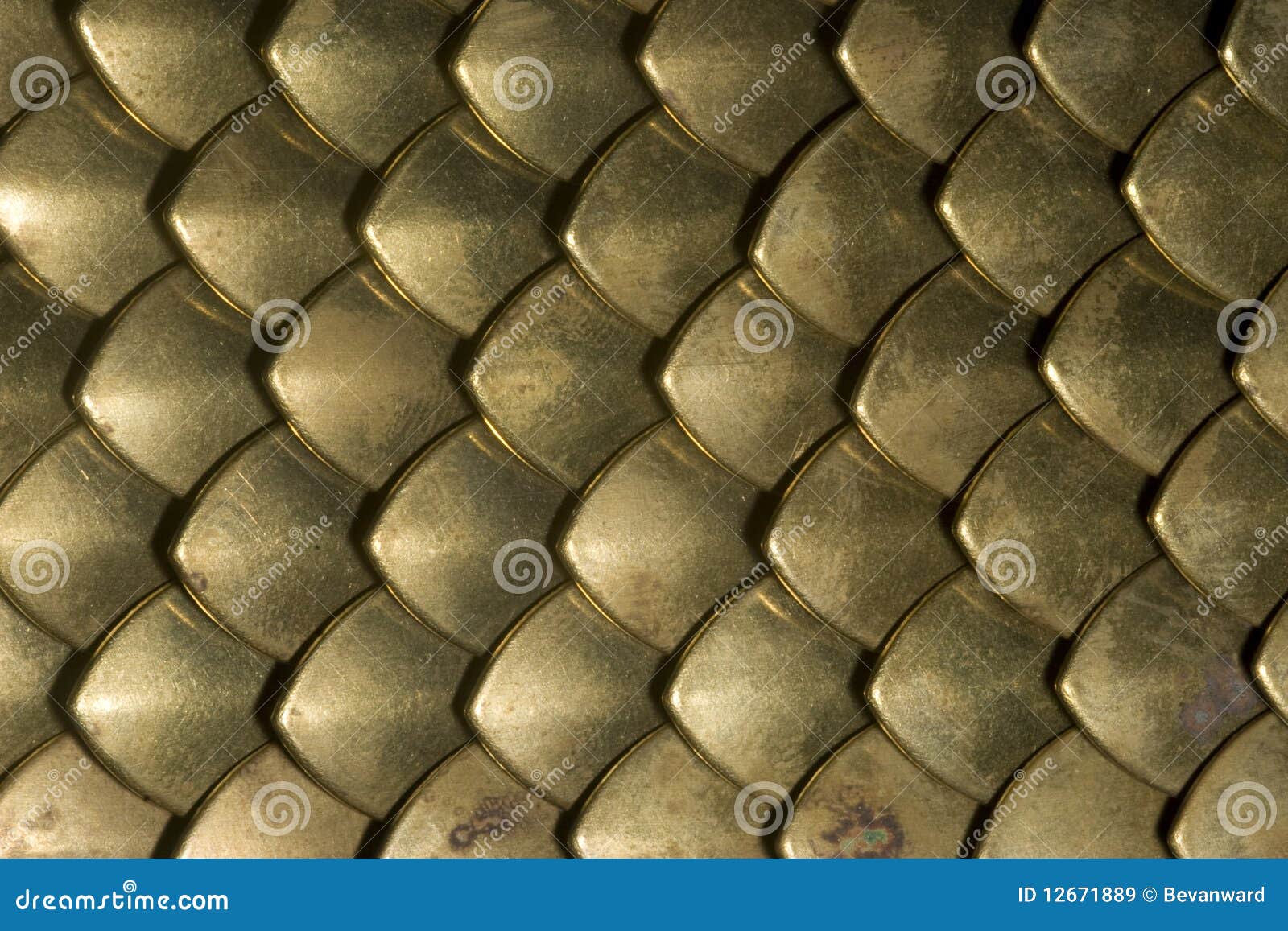 Brass Plate Chainmail Closeup Stock Image - Image of interlock, woven ...