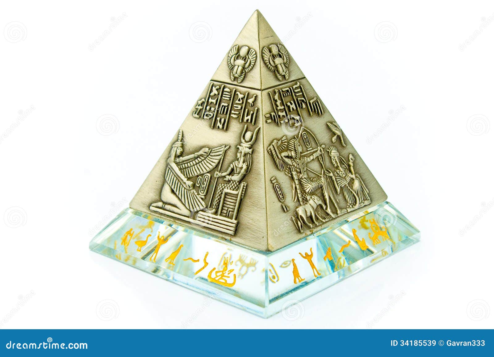 Brass Pyramid stock image. Image of historical, heritage - 34185539